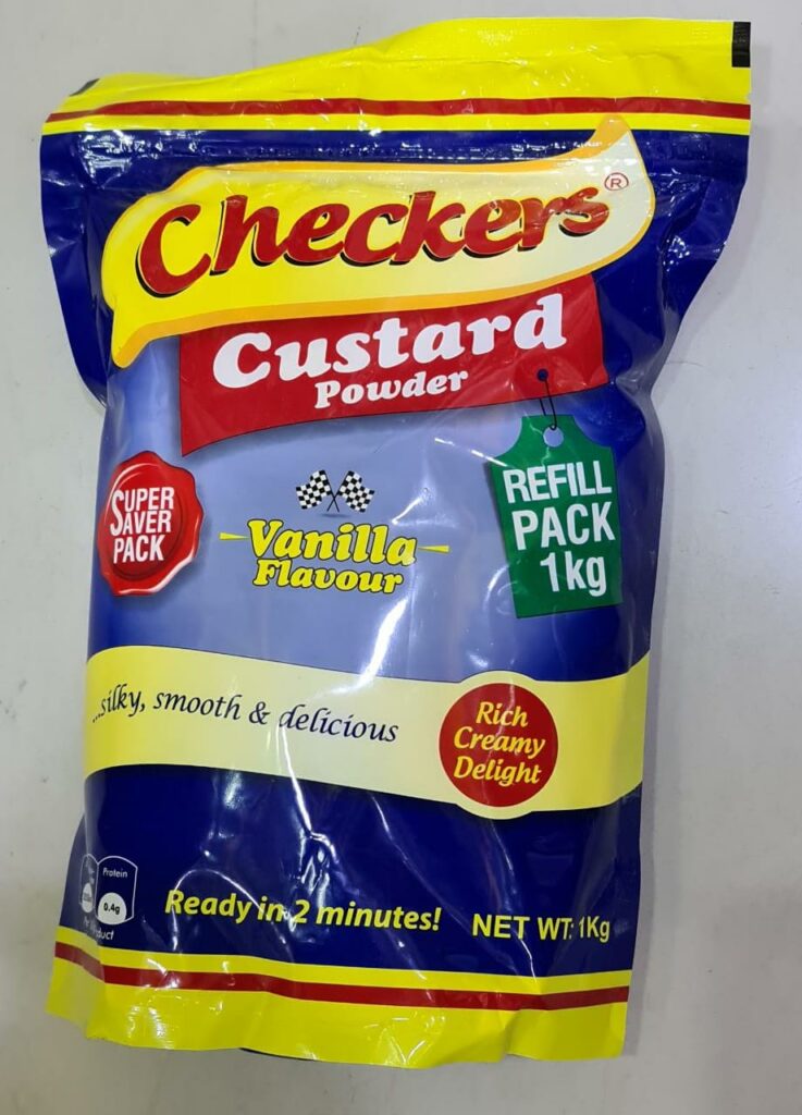 Checkers Custard Vanilla Powder x 1kg - African Market Dubai