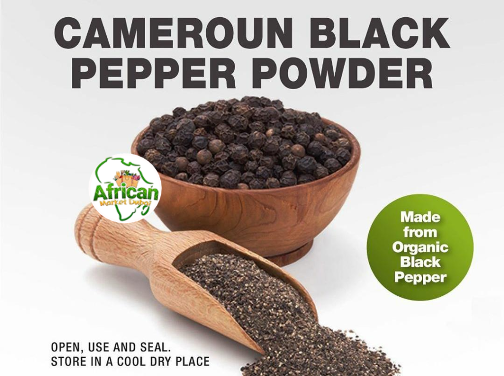 Cameroon Black Pepper Powder (50g) - African Market Dubai