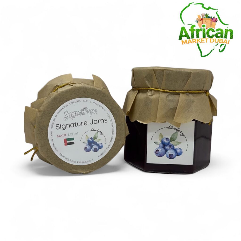 Homemade 100% Natural Pure Blueberry Jam - African Market Dubai
